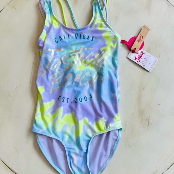 Justice | Swim | Nwt Justice Brand Girls One Piece Swimsuit Size L ...